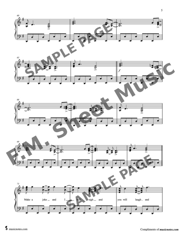 Paranoid (Intermediate Piano) By Black Sabbath, Ozzy Osbourne, Weezer - F.M. Sheet Music - Pop ...